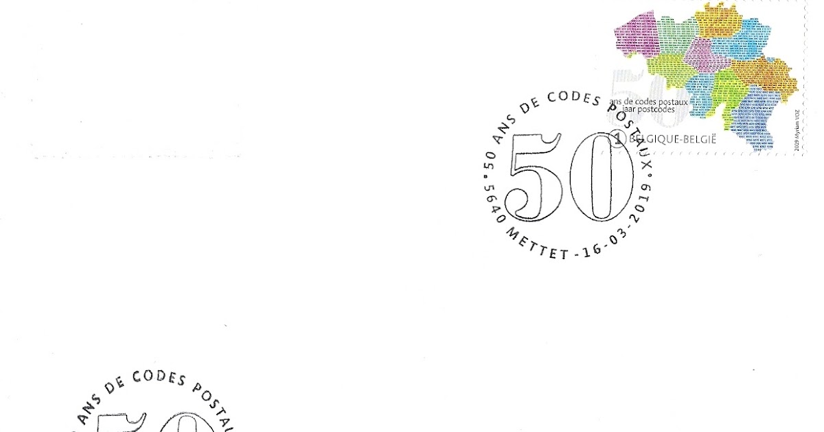 Mon Blog Timbré: "50 years of postal codes" (with the 1192 codes in ...