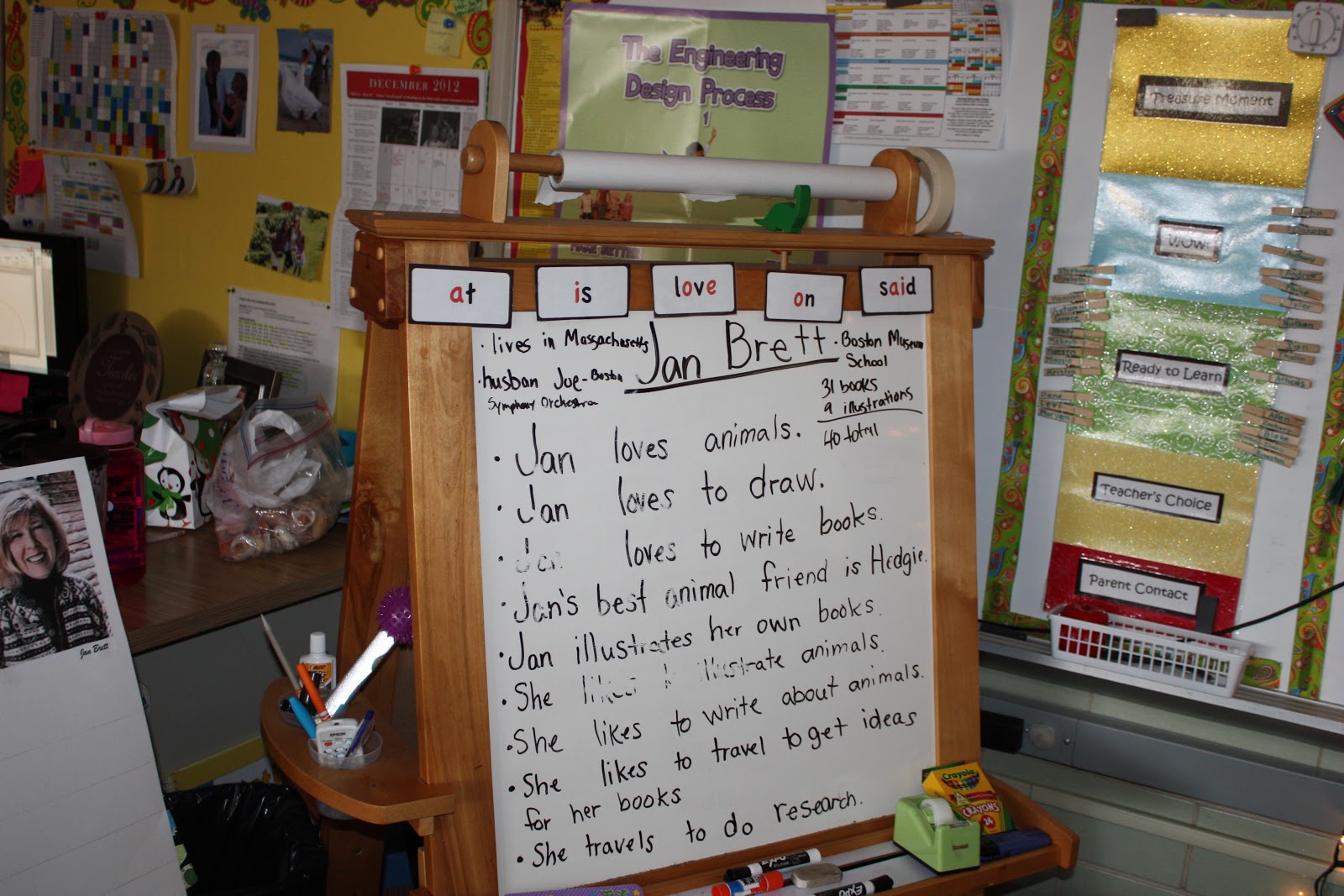 Mrs. Atkin's Kindergarten: Jan Brett author study