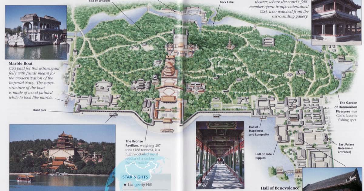Old Summer Palace Map