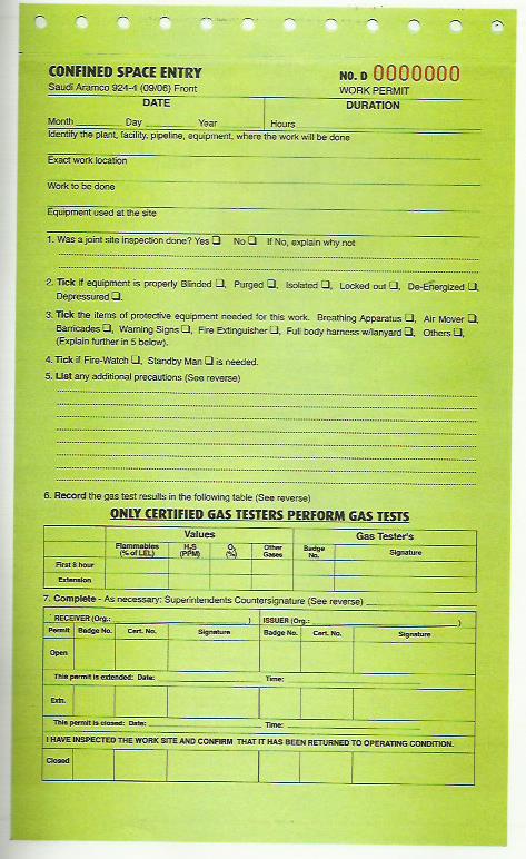 HSE TRAINERS Saudi Aramco Work Permits Types hse-trainers-saudi-aramco-work-permits-types