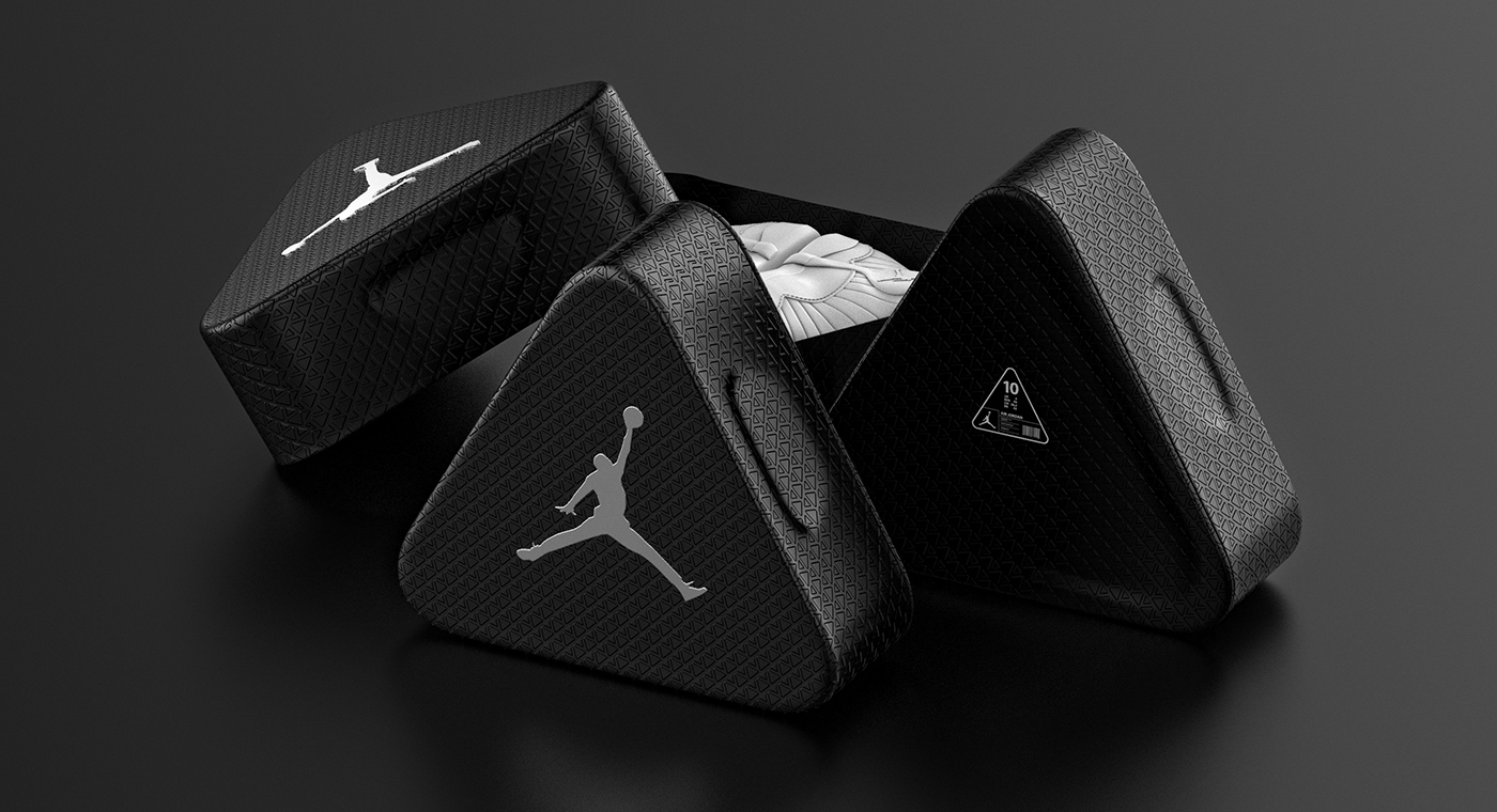 Air Jordan Triangle Aluminum Shoebox (Concept) – Packaging Of The World