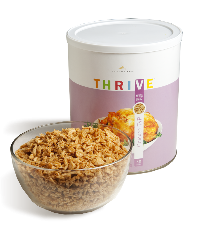 Thriving Food Storage: Chicken TVP