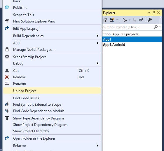 How to solve Xamarin intellisense problem in Visual Studio?