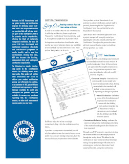 HOME, NUTRITION & BEAUTY: NSF CERTIFICATION GUIDE