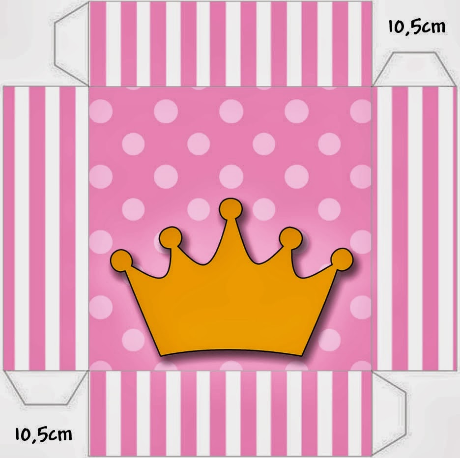 Princess Crowns: Free Printable Boxes. - Oh My Fiesta! in english