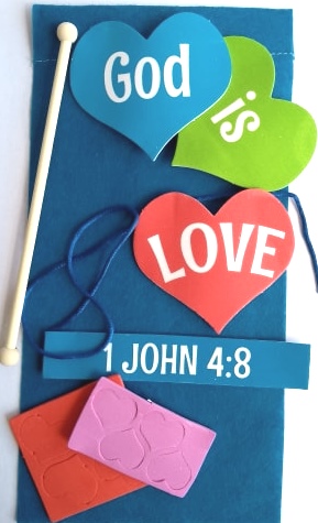 Petersham Bible Book & Tract Depot: God is Love Banner Craft Kit