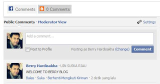 Cara Membuat Komentar Facebook dan Blogger di Blogspot - Indo Poster