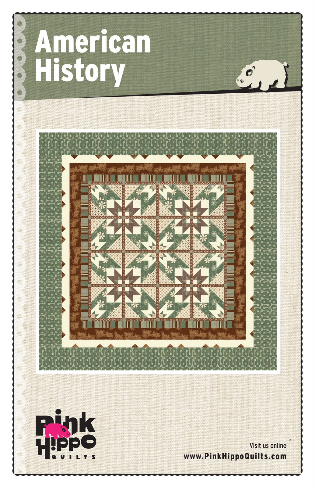Pink Hippo Quilts: American History Quilt Pattern