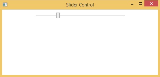 How to Specify Range with Slider Control: WPF