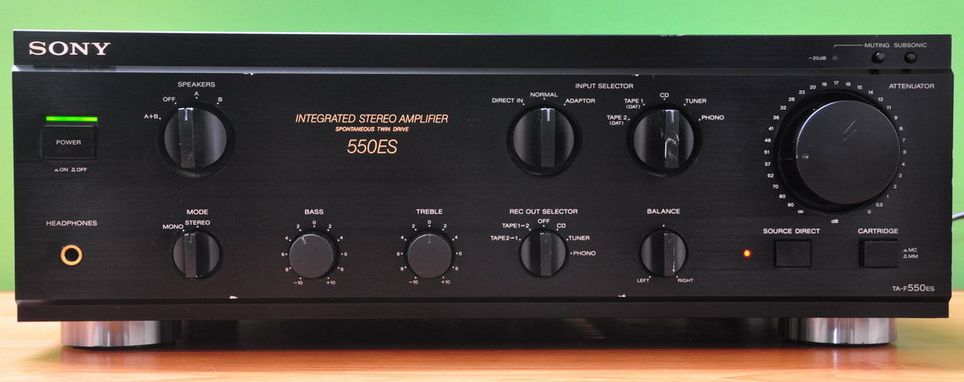 Sony TA-F550ES - Integrated Amplifier | AudioBaza