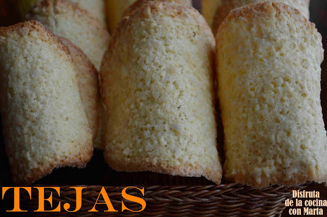 Disfruta de la cocina con Marta: Tejas