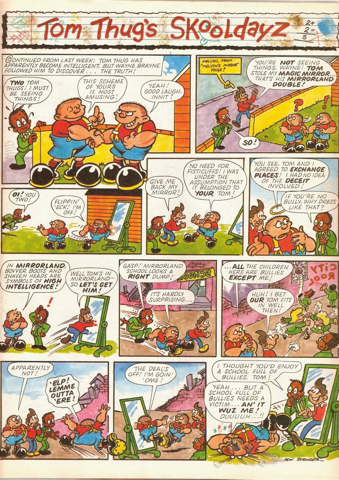 Wacky Comics!: The Tale Of Two Toms!