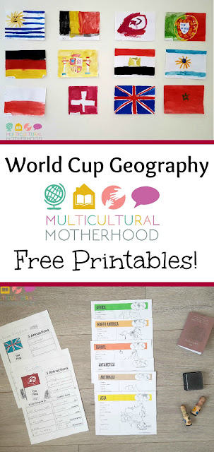 World Cup Geography + FREE Printables! | Multicultural Motherhood