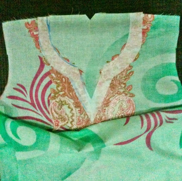 Best piping neckline tutorial for embroidered shirts - Lesson 8 ...