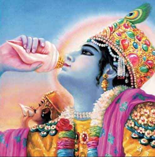 Story – Krishna Rescuing son of Guru Sandipani from demon Panchajana ...