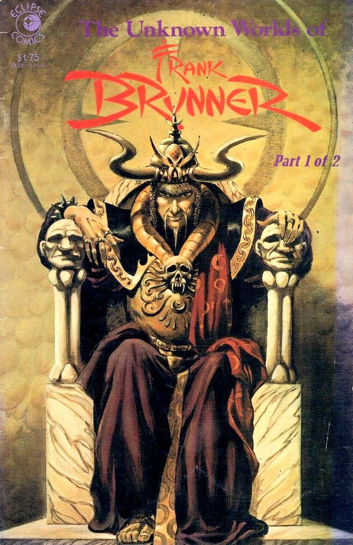 Unknown Worlds of Frank Brunner #1 - Brunner cover & reprints - Pencil Ink