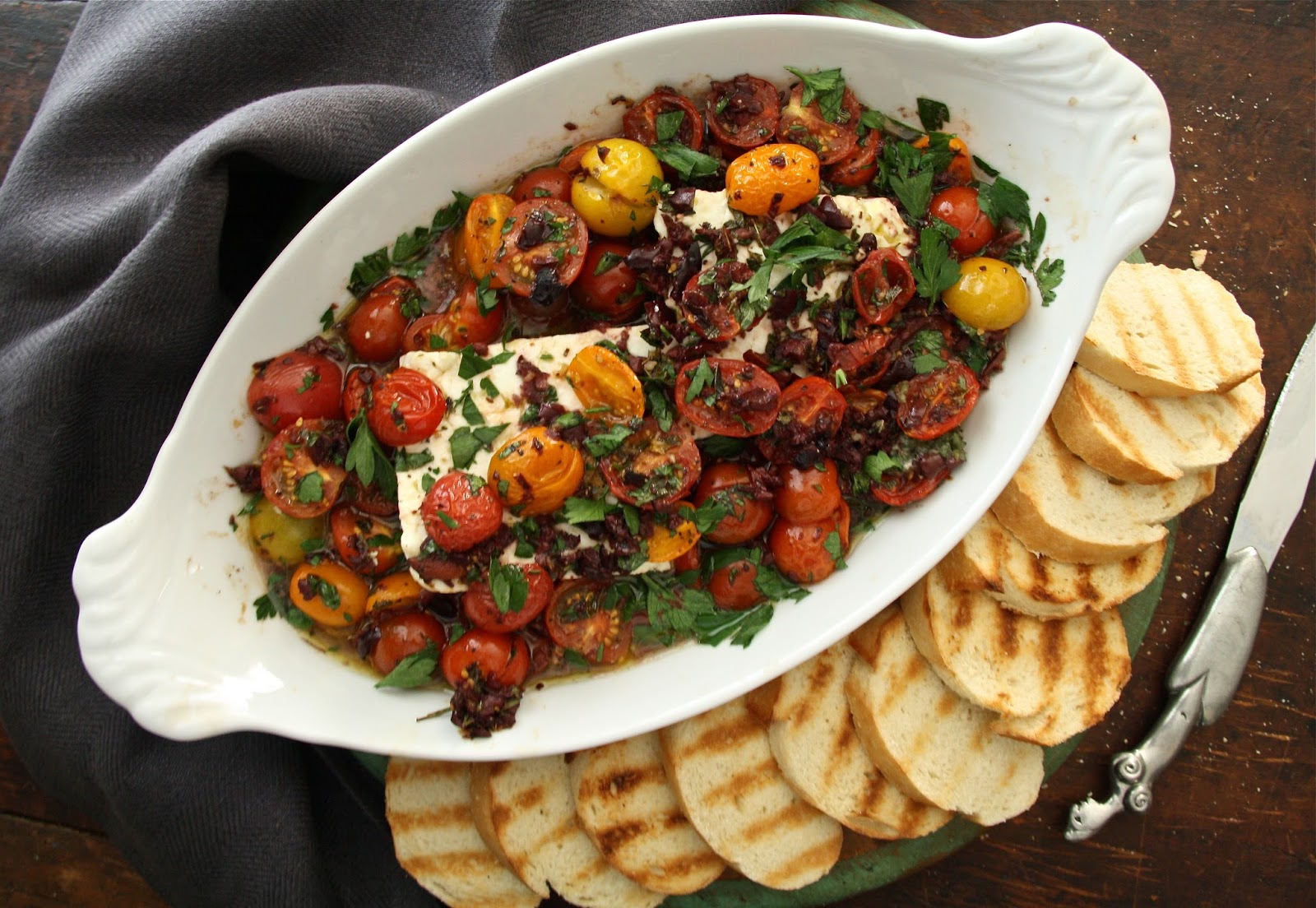 salted sugared spiced™: Baked Feta - Mediterranean Style