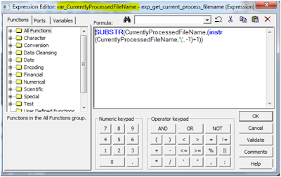 5. Map the required columns/ports to the target instance
