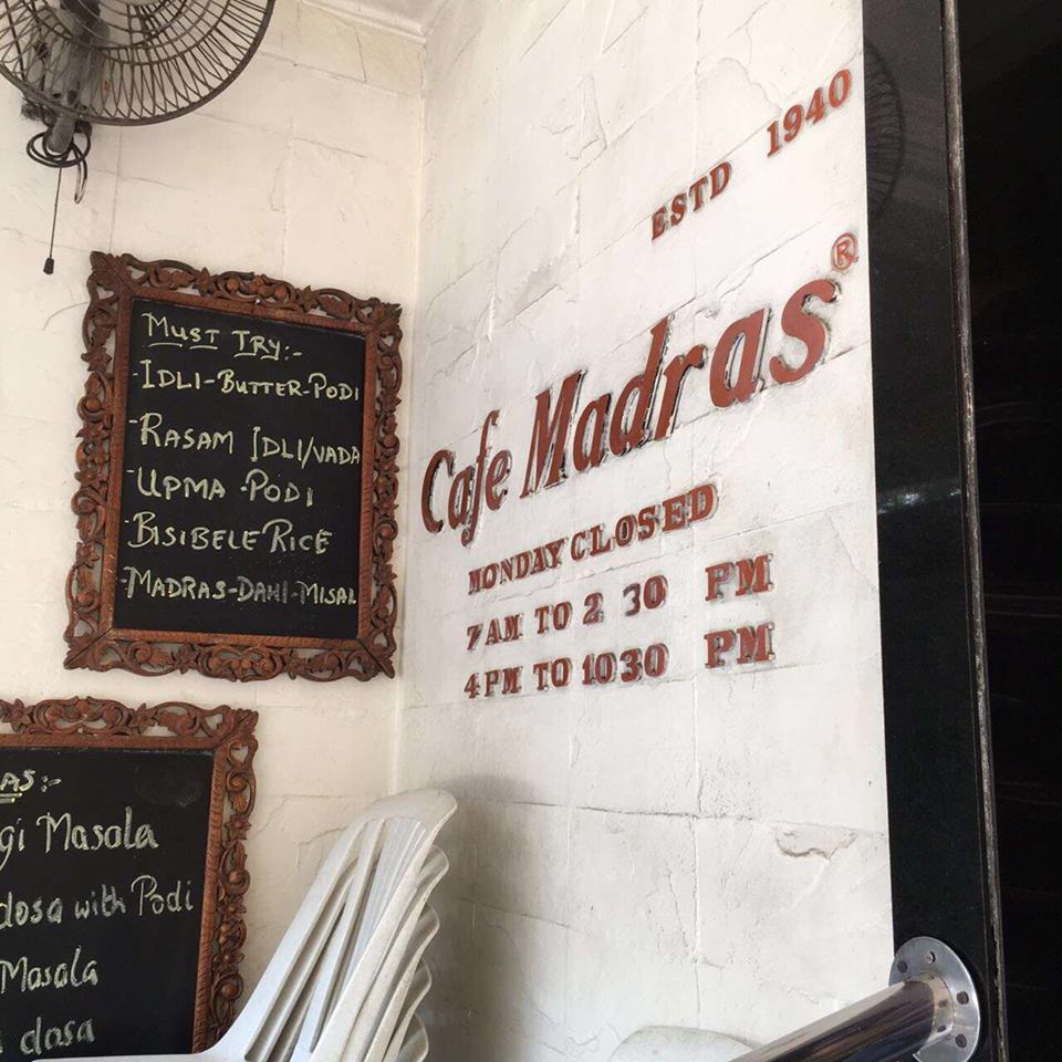 fOOd-LanGar: MADRAS IN MUMBAI-CAFE MADRAS
