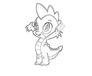 Spike Coloring Pages Printable Coloring Pages