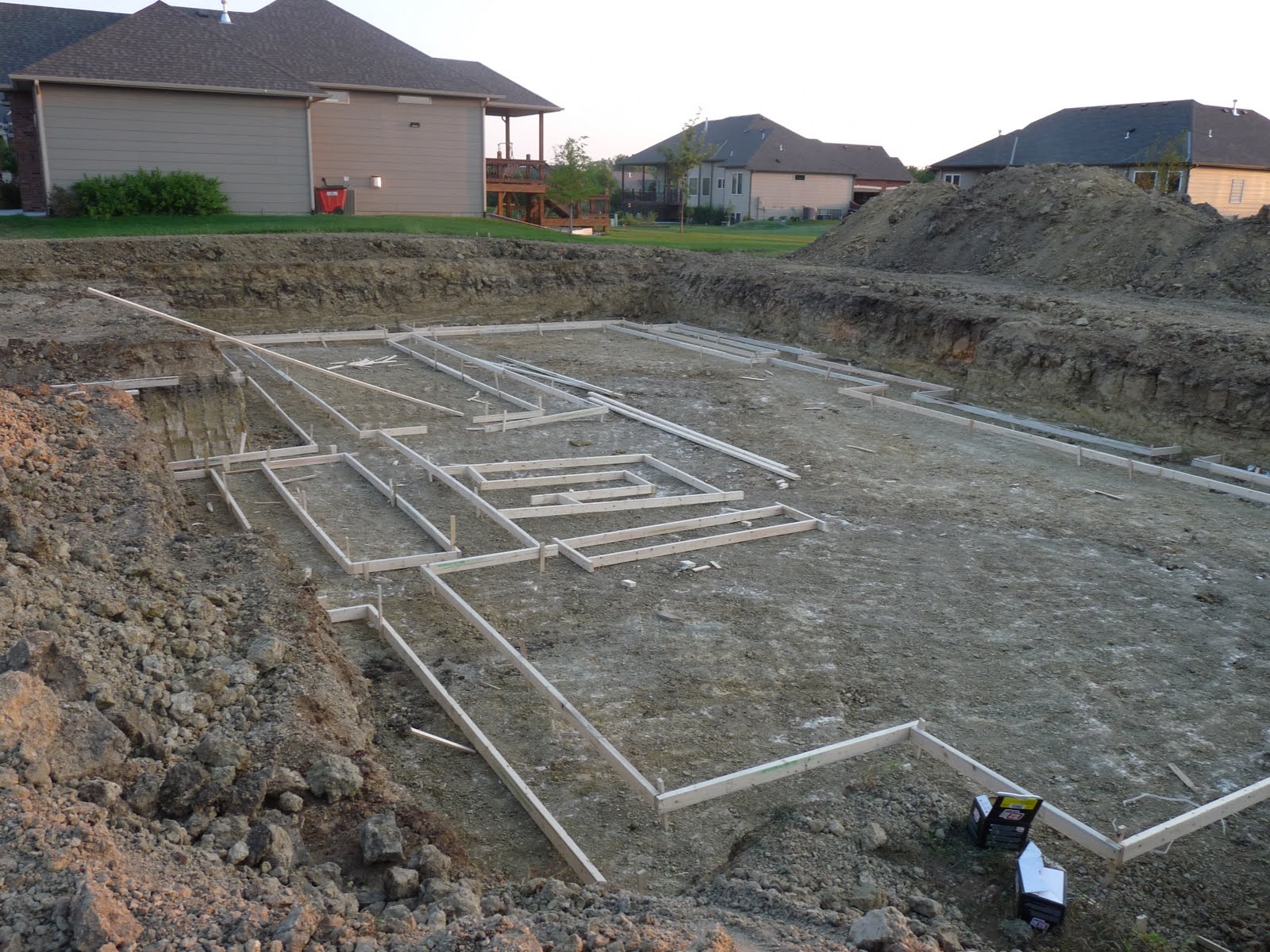 Our New Home: Pre-footing inspection