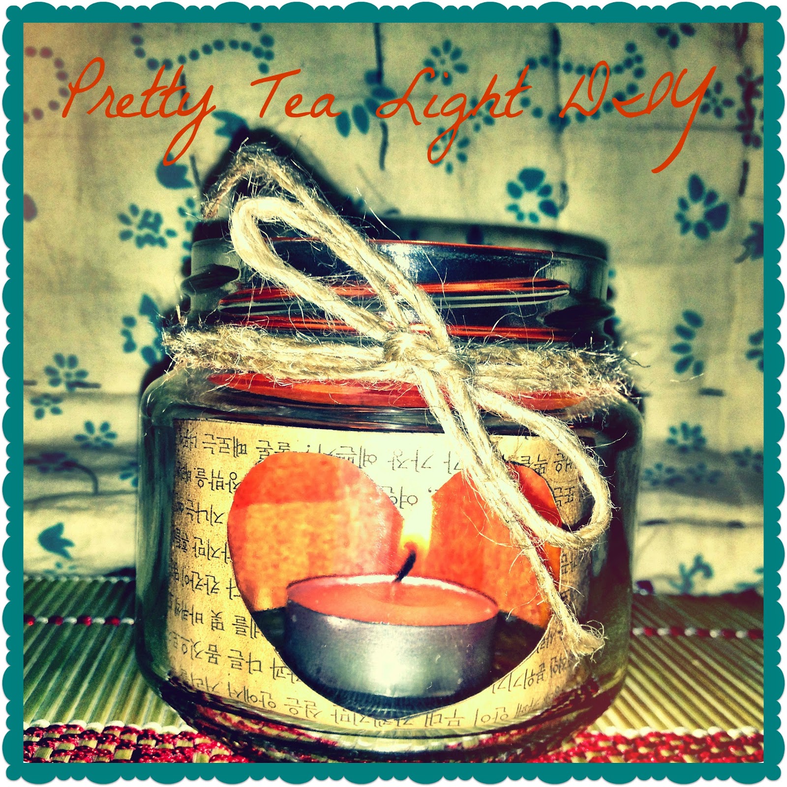 Stars in Jars: Pretty Tea Light DIY