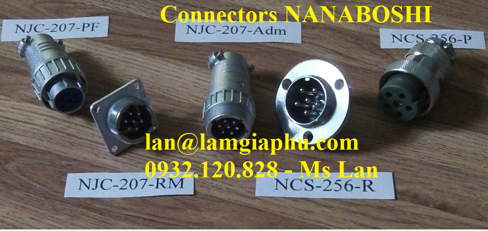 Đại lý thiết bị, cảm biến, tự động hóa, biến tần, motor công nghiệp: Giắc cắm Nanaboshi NT-5015 ...