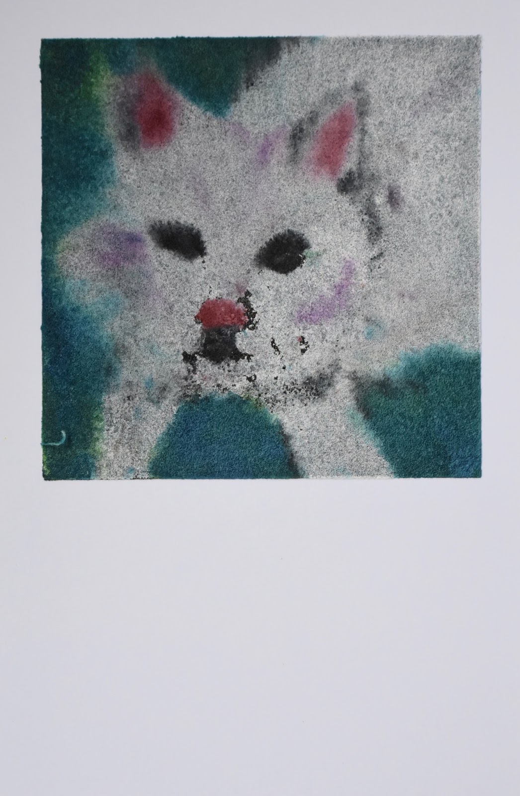 Doodlebug Dabblings: sand paper prints