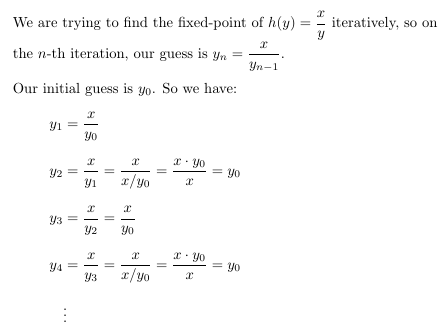 The Java Mathematician: Finding Fixed-Points of Functions