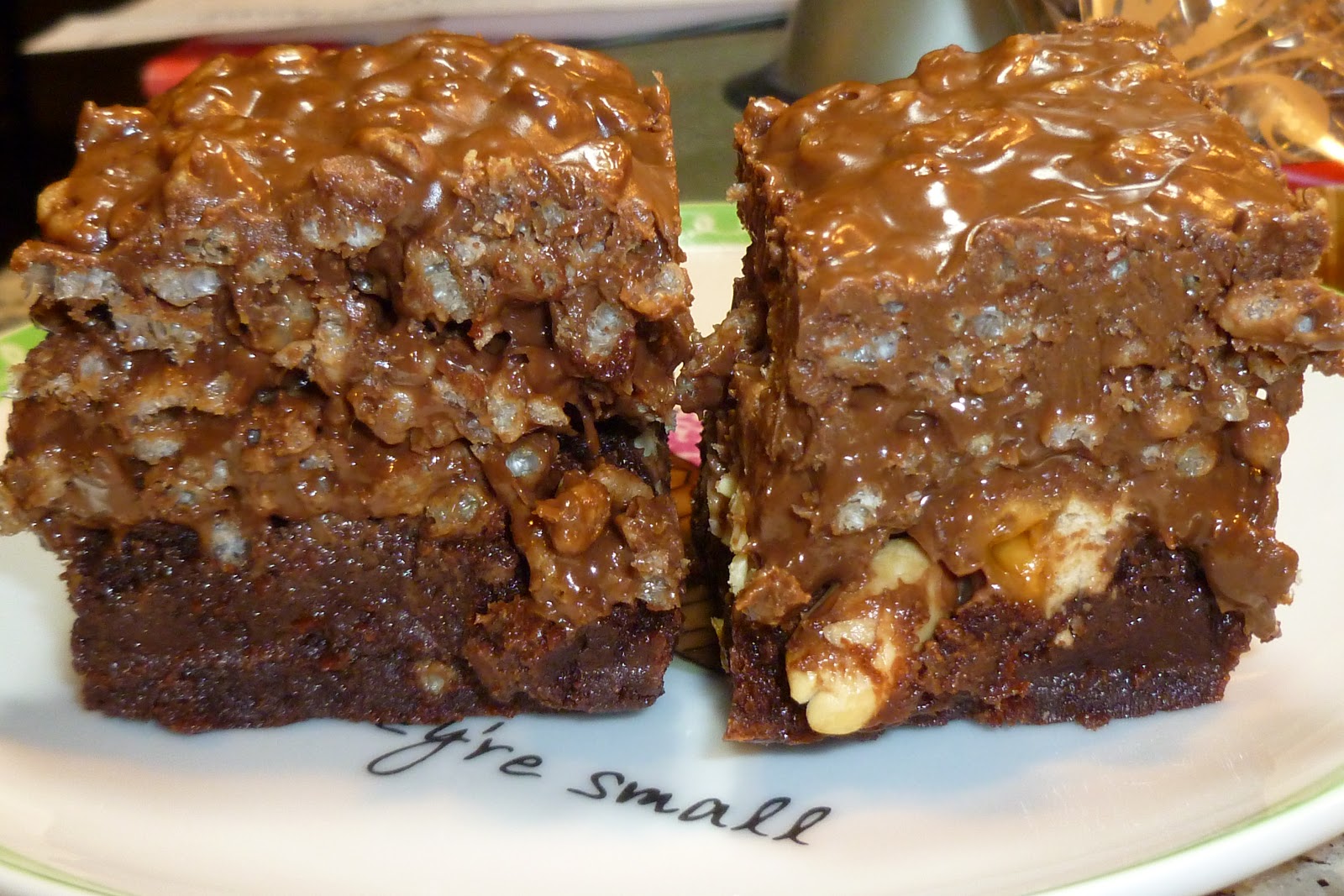 The Pastry Chef's Baking: Peanut Butter Cup & Snickers Crunch Brownies