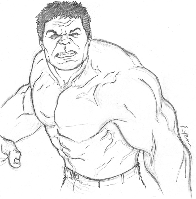 Hulk Face Mask Coloring Pages