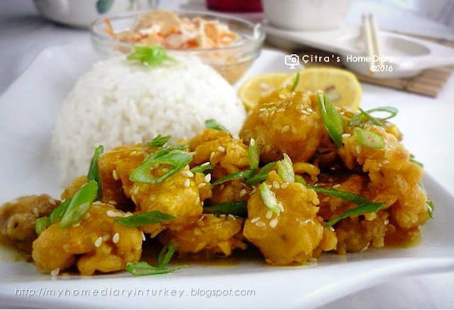 Citra's Home Diary: Lemon Chicken / Ayam saus lemon