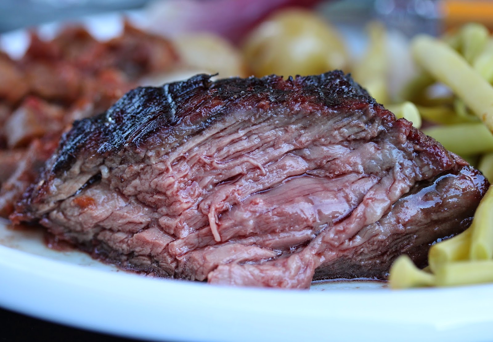 Au gré du marché: Bavette de boeuf au vinaigre de vin rouge aromatisé à ...