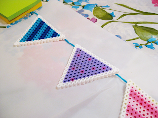 Pink Lemonade Love: DIY Perler Bead Bunting