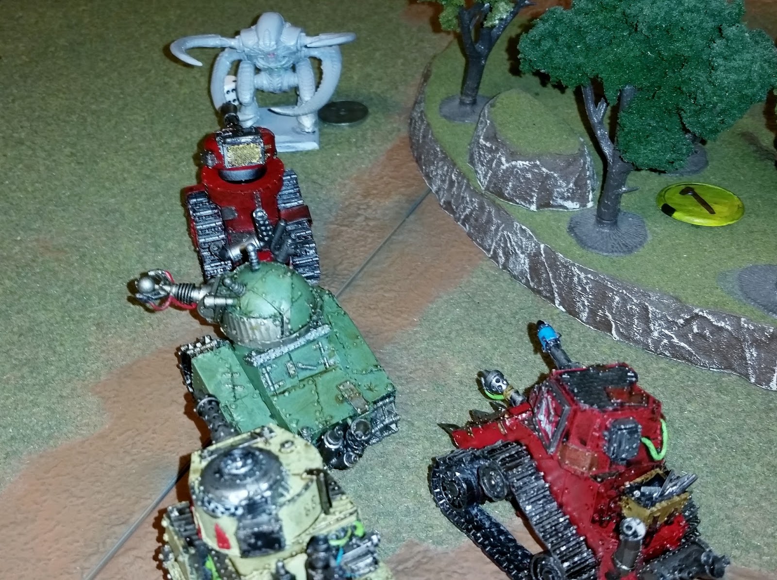 40K For the Win: WIP: Grot tanks - Filling out the ranks!