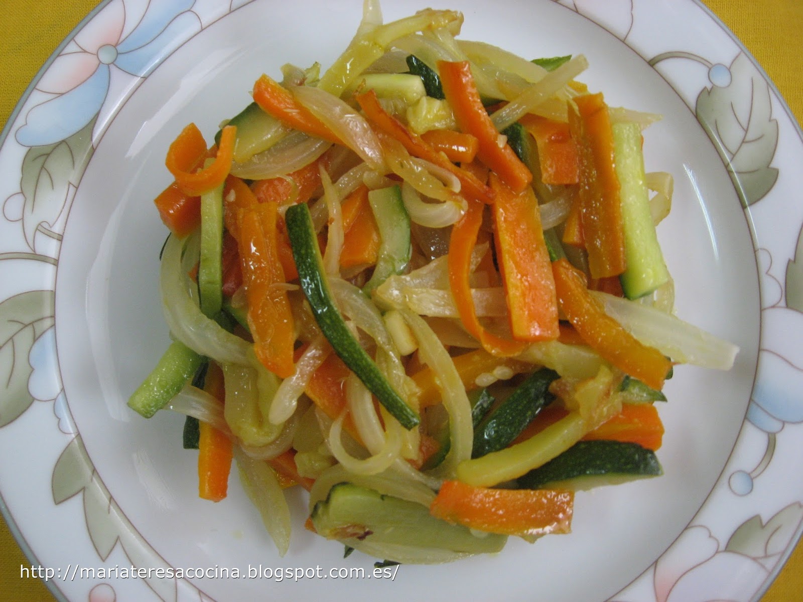 Mis recetas para ti: Guarnición de verduras (1)