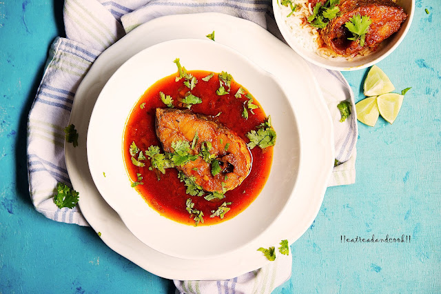 Tomato Maach / Fish in a silky smooth Tomato Curry