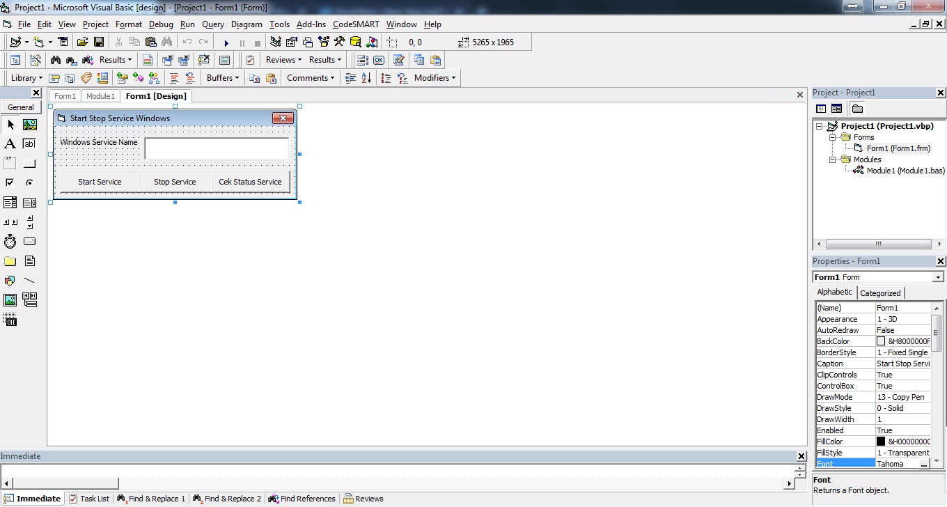 Cara Membuat Start Stop Status Nt Services Vb6 Gudang Sourcode Visual Basic Classic