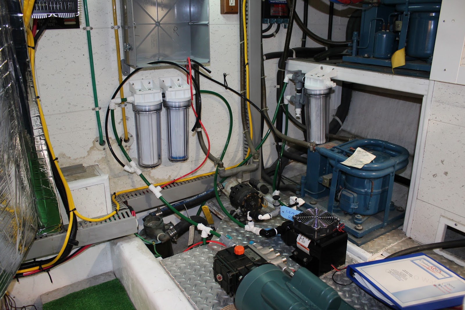 Alaskan Sea-Duction: Low Pressure tubing installed