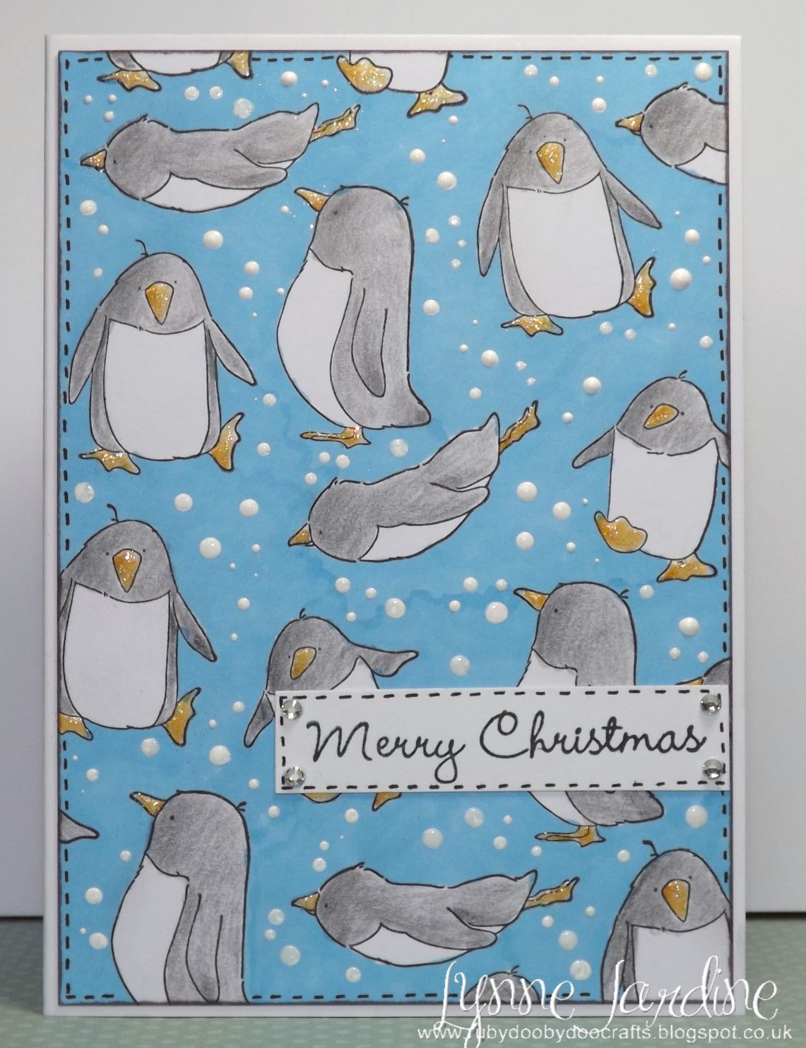 Ruby-Dooby-Doo Crafts: Penguins and Poinsettias