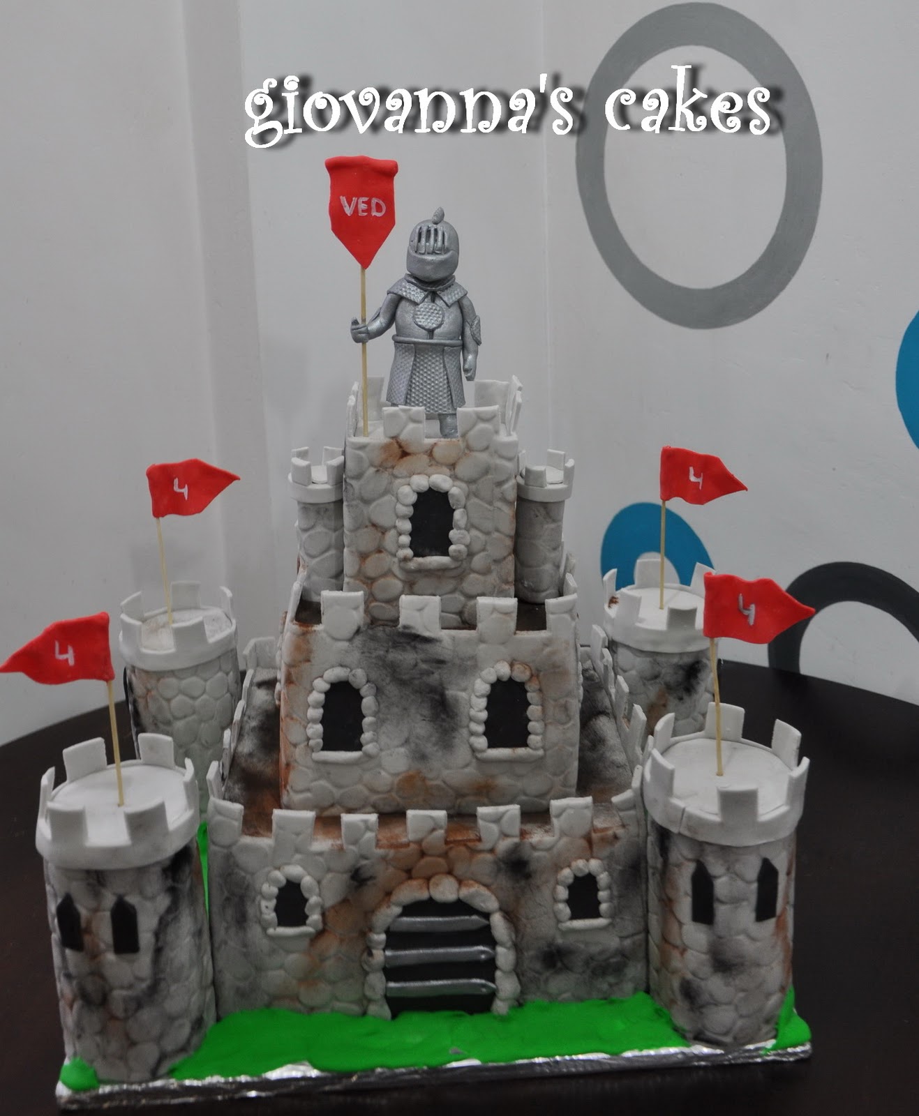giovanna's cakes: Knight castle cake
