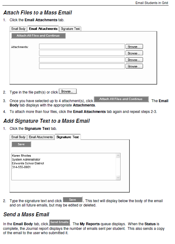 Middle School Staff Blog : Pictures of Instructions for Emailing Parents