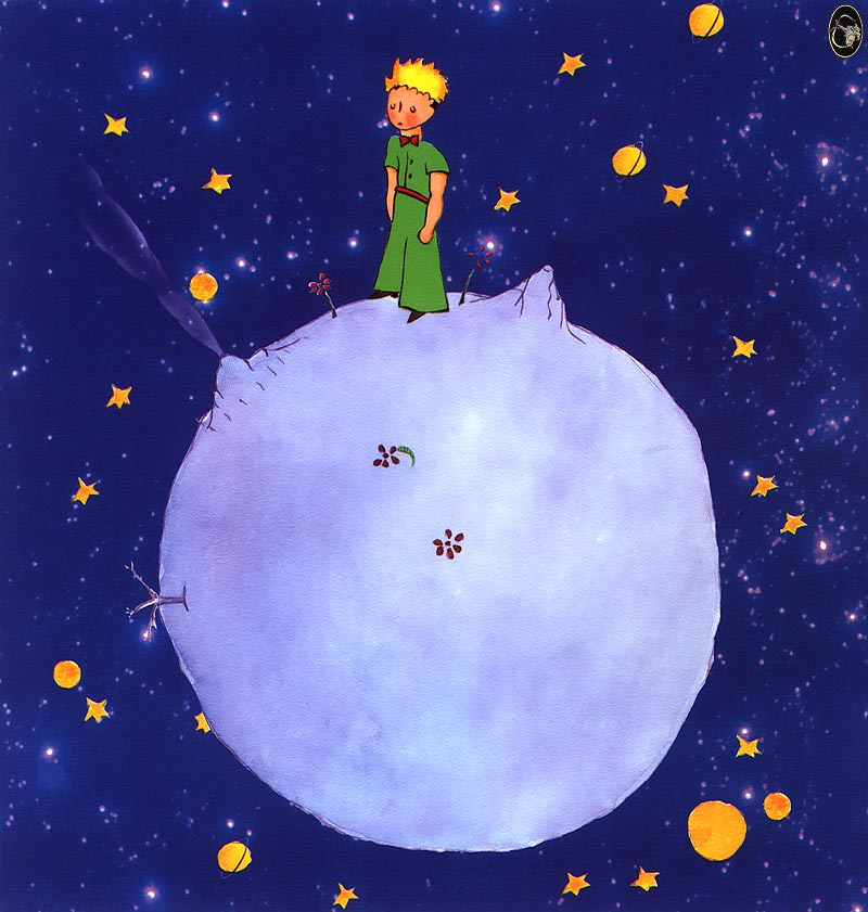 Baú das Artes: Antoine de Saint-Exupery - Le Petit Prince (bleu)