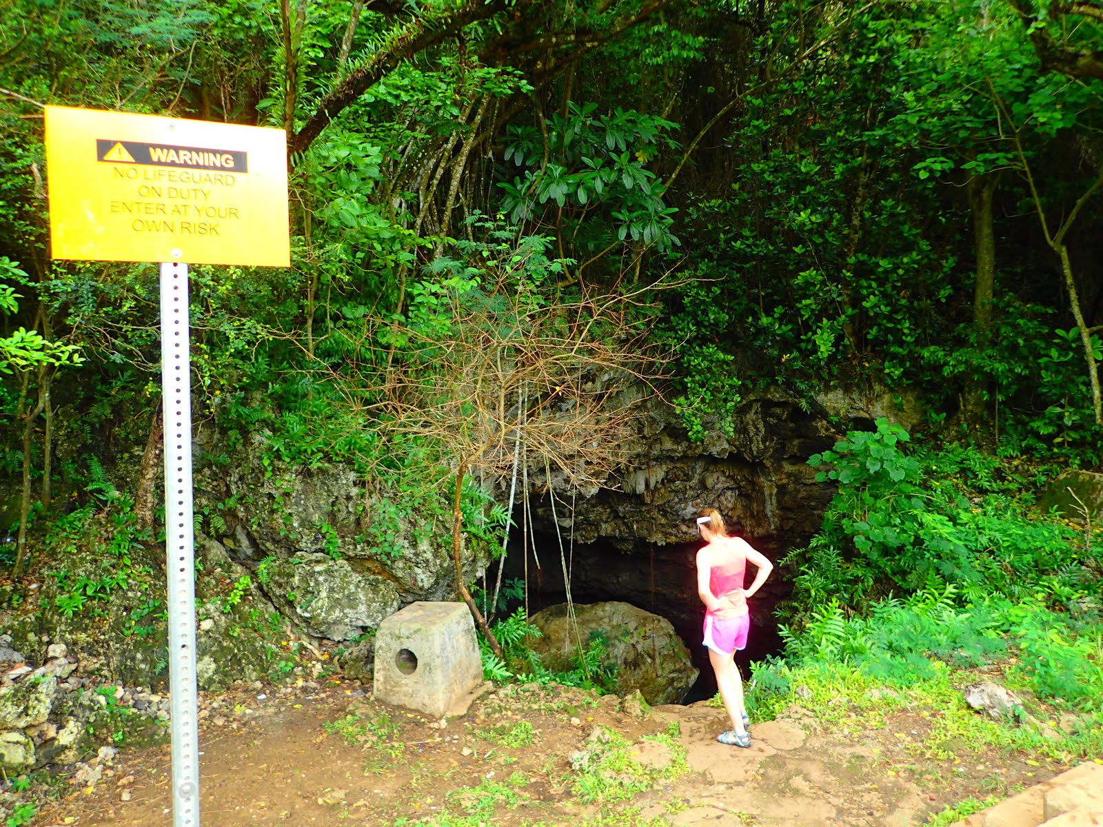 The Wayfaring Baddorfs: Guam: Marbo Cave and Cliffs and Tarague Point