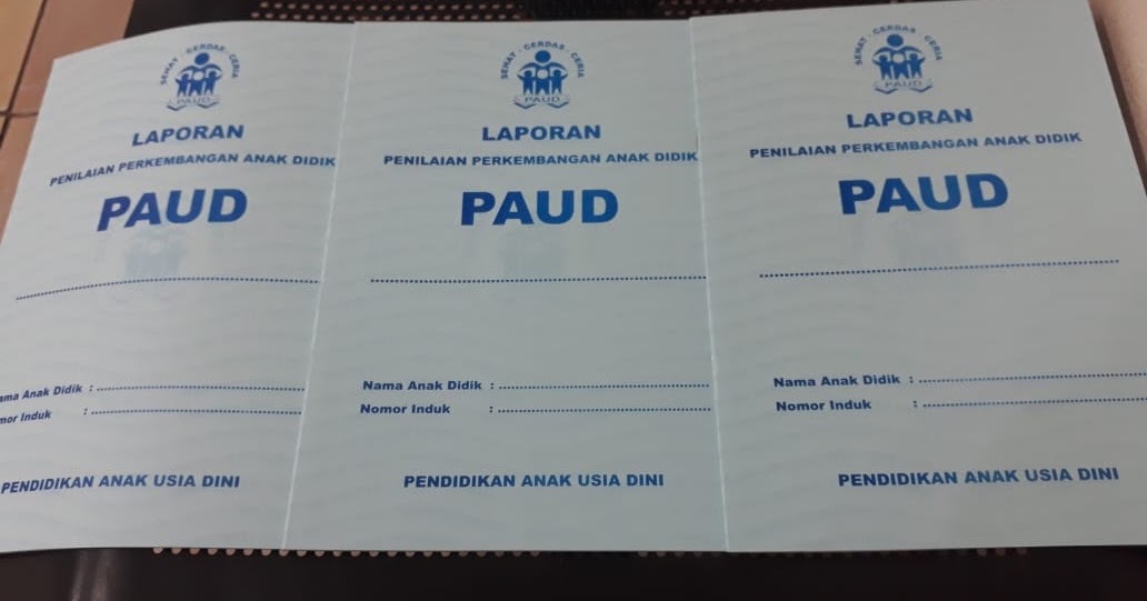 Jual Buku Raport PAUD Terbaru Usia 2 sampai 6 Tahun 2019 - GROSIR BUKU ...