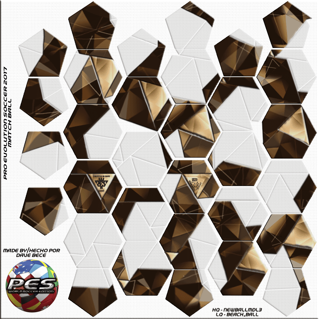 Bola do PES 2017 para PES 6 ⭐ By Dave Bece