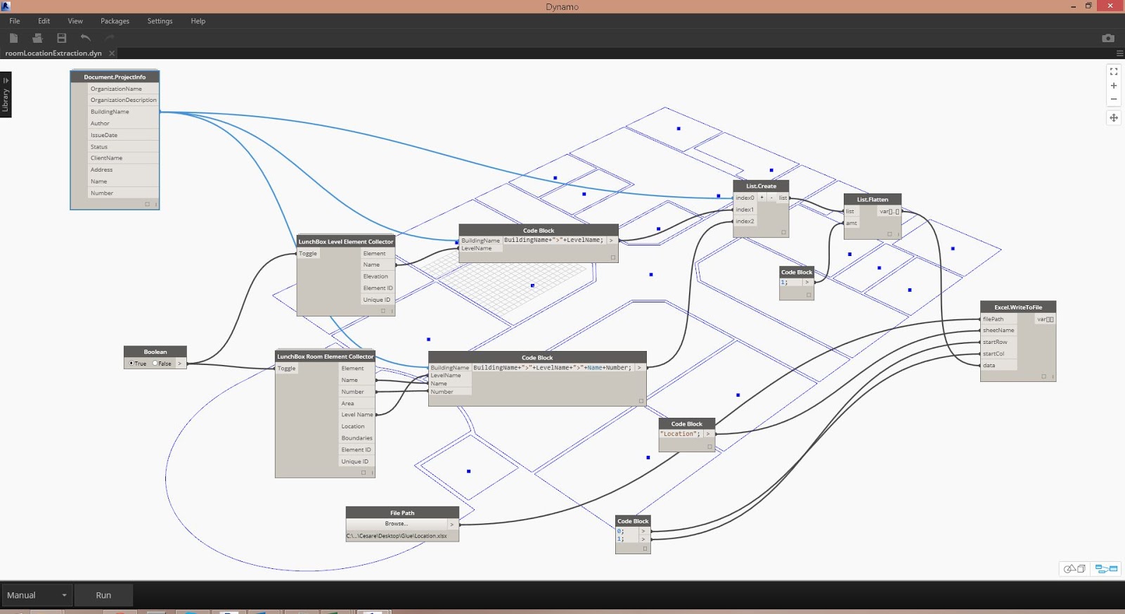 Collect Locations data for BIM 360 Field