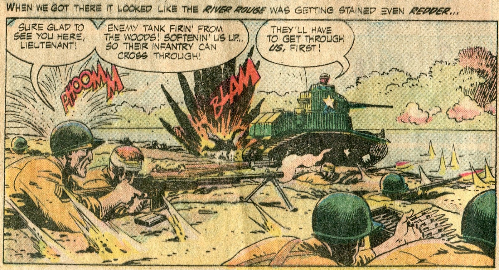 Comics, old time radio and other cool stuff: Death of the Haunted Tank