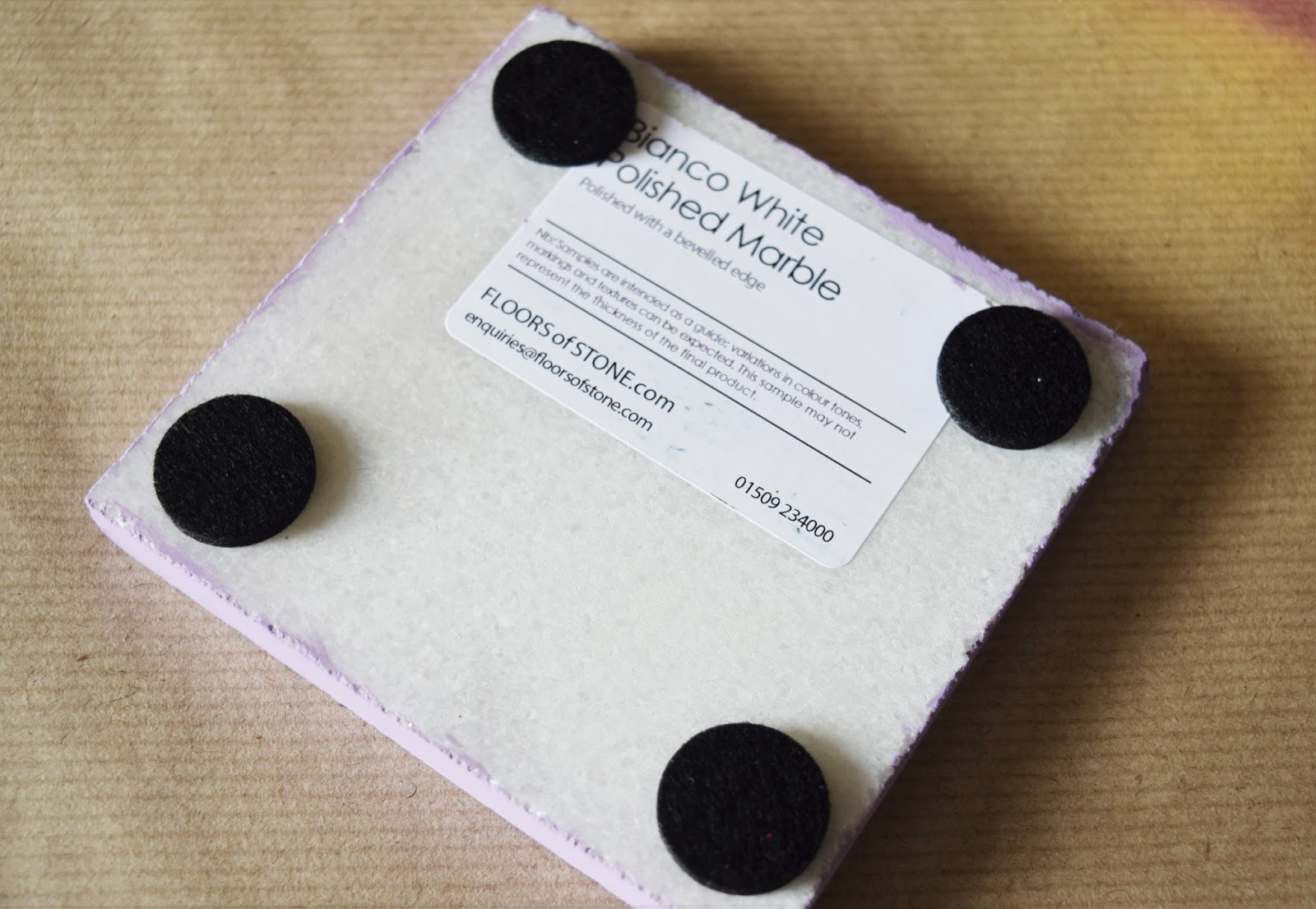 DIY FLOORING SAMPLE COASTERS - A Life With Frills