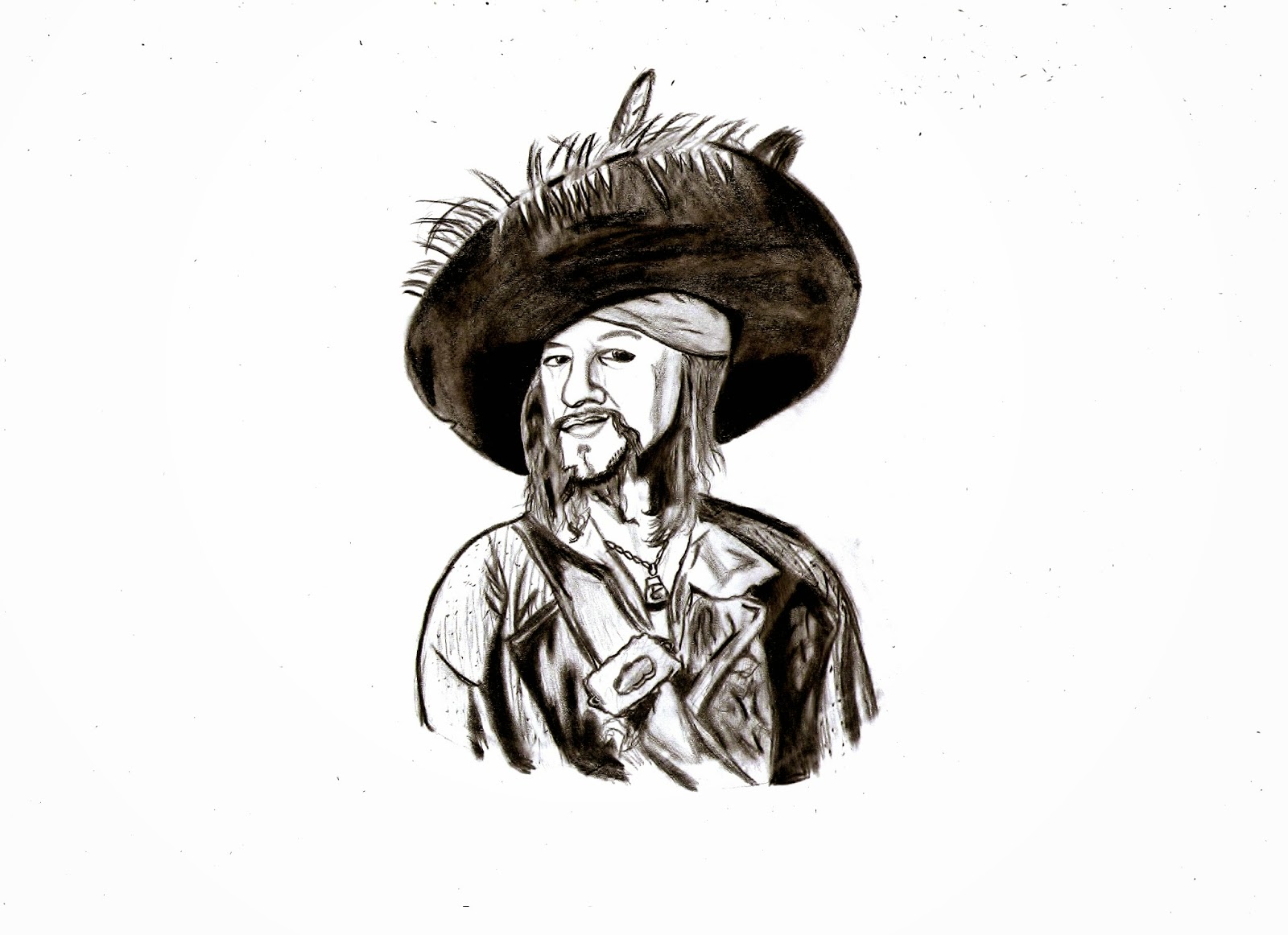 GuuhDesenhos: Como desenhar Capitão Barbossa - Piratas do Caribe